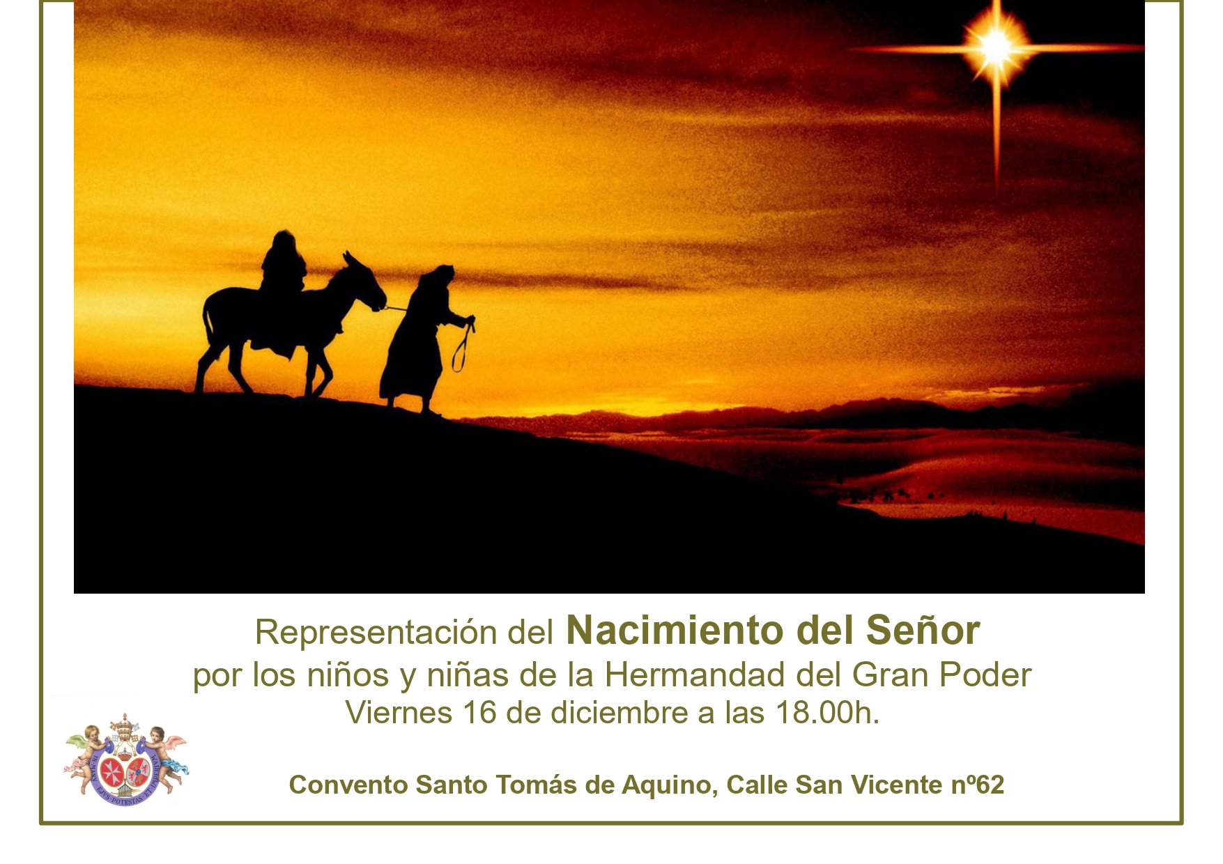El 16 de diciembre, representación del Belén Viviente de los niños de ...